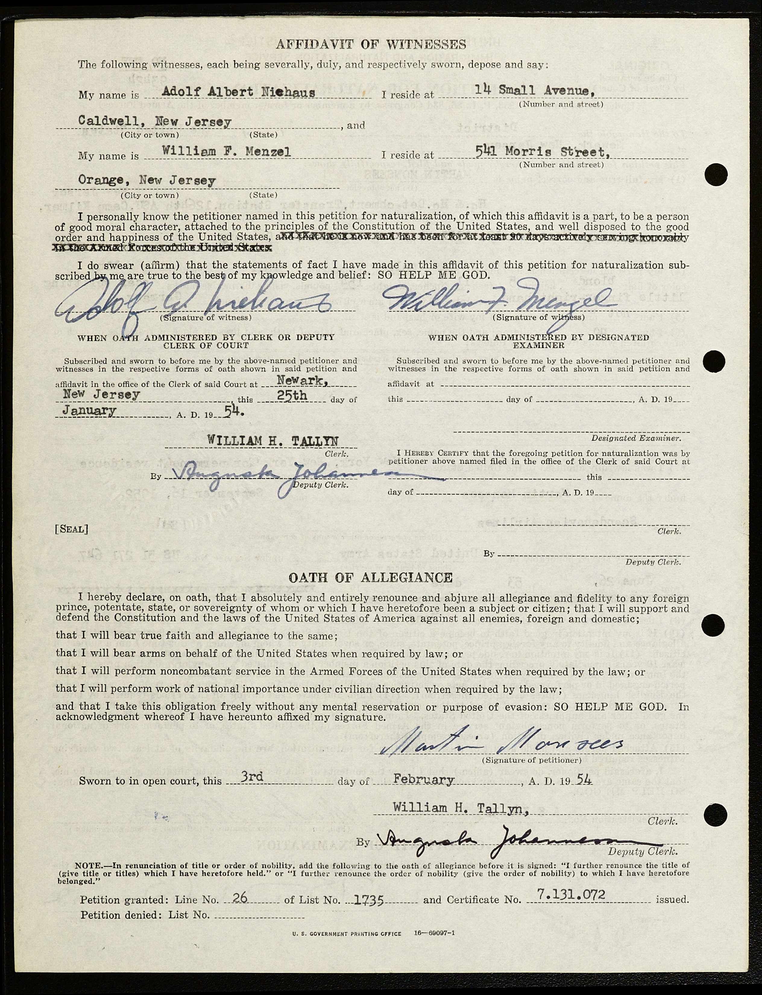 Martin Stanislaus Monsees, 1929-2005 | My Family History Research