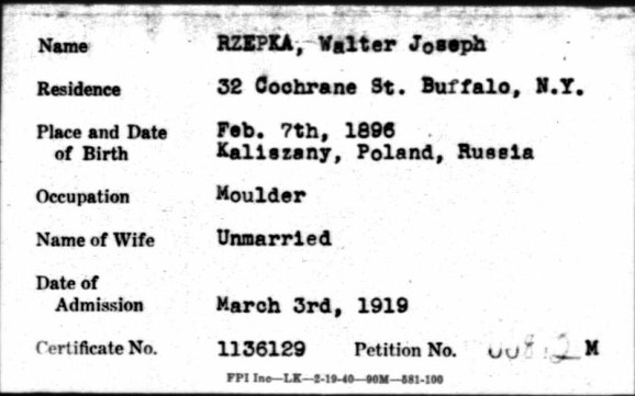 Rzepka Brothers | My Family History Research